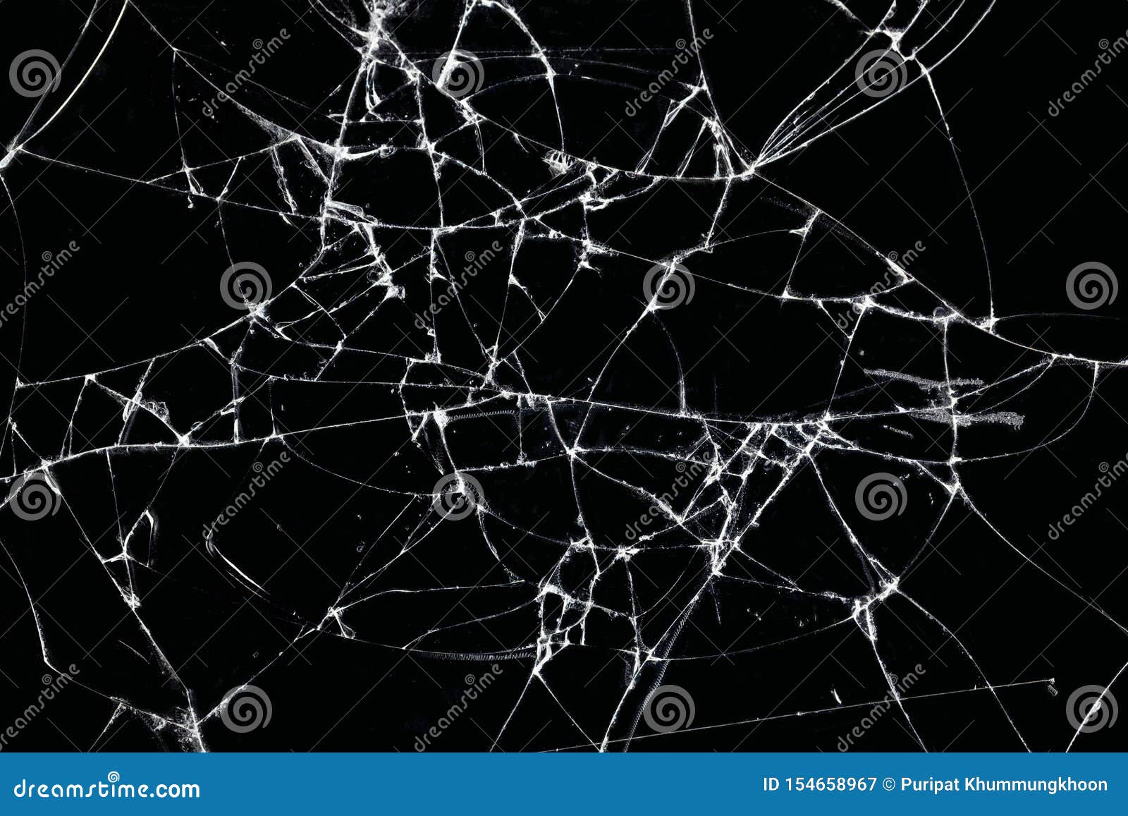 Broken Glass Texture. Abstract of Cracked Screen Smartphone from Shock ...