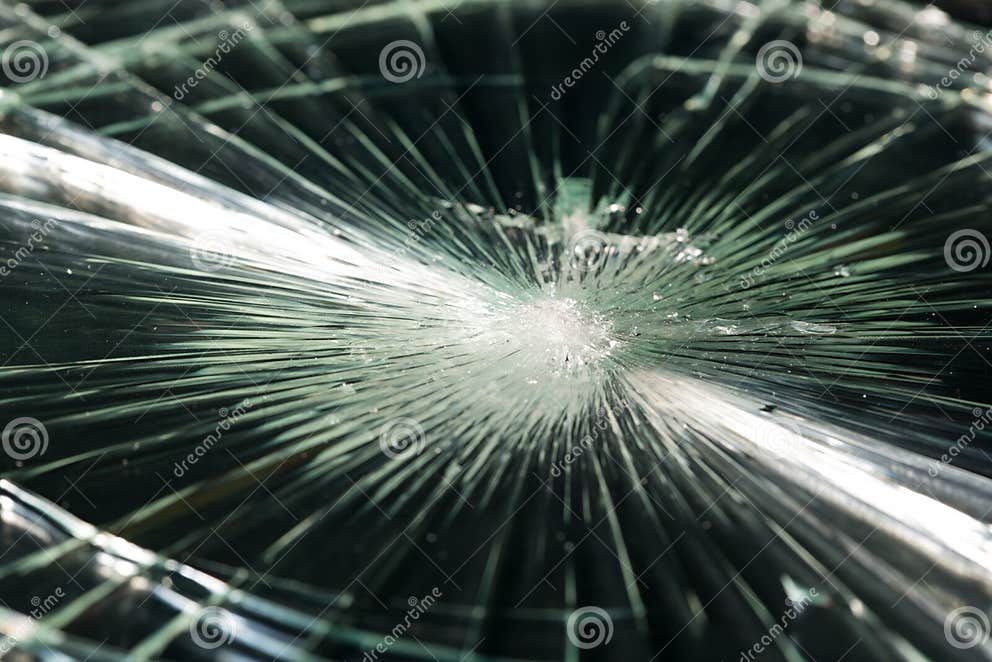 Broken Glass Texture. Rusty Crowbar Stock Photo - Image of destruction ...