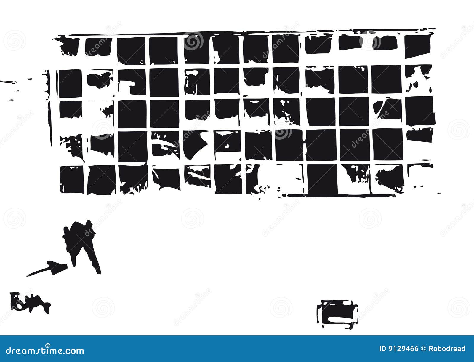 Broken glass (vector) stock vector. Illustration of flat - 9129466