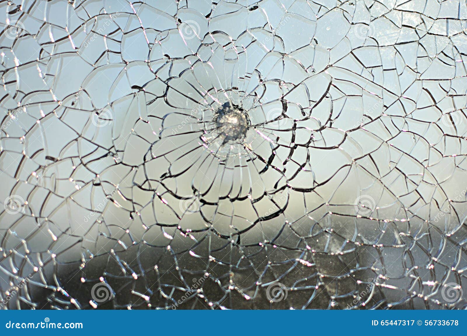 Broken glass stock image. Image of impact, collision - 65447317