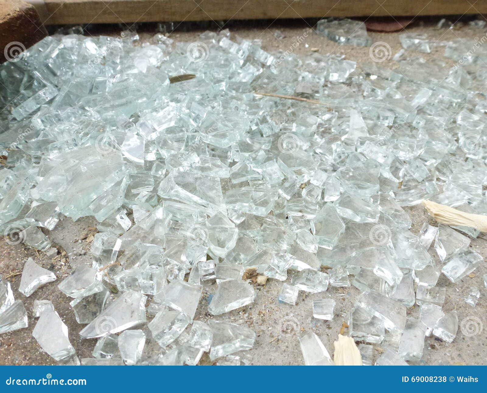 Broken glass stock photo. Image of pieces, items, objects - 69008238