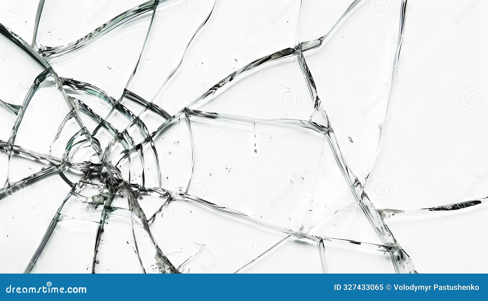 A Broken Glass with a White Background Stock Image - Image of break ...