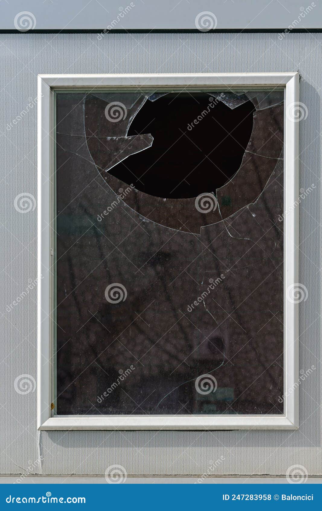 Broken Glass Window Stock Photo | CartoonDealer.com #247283958