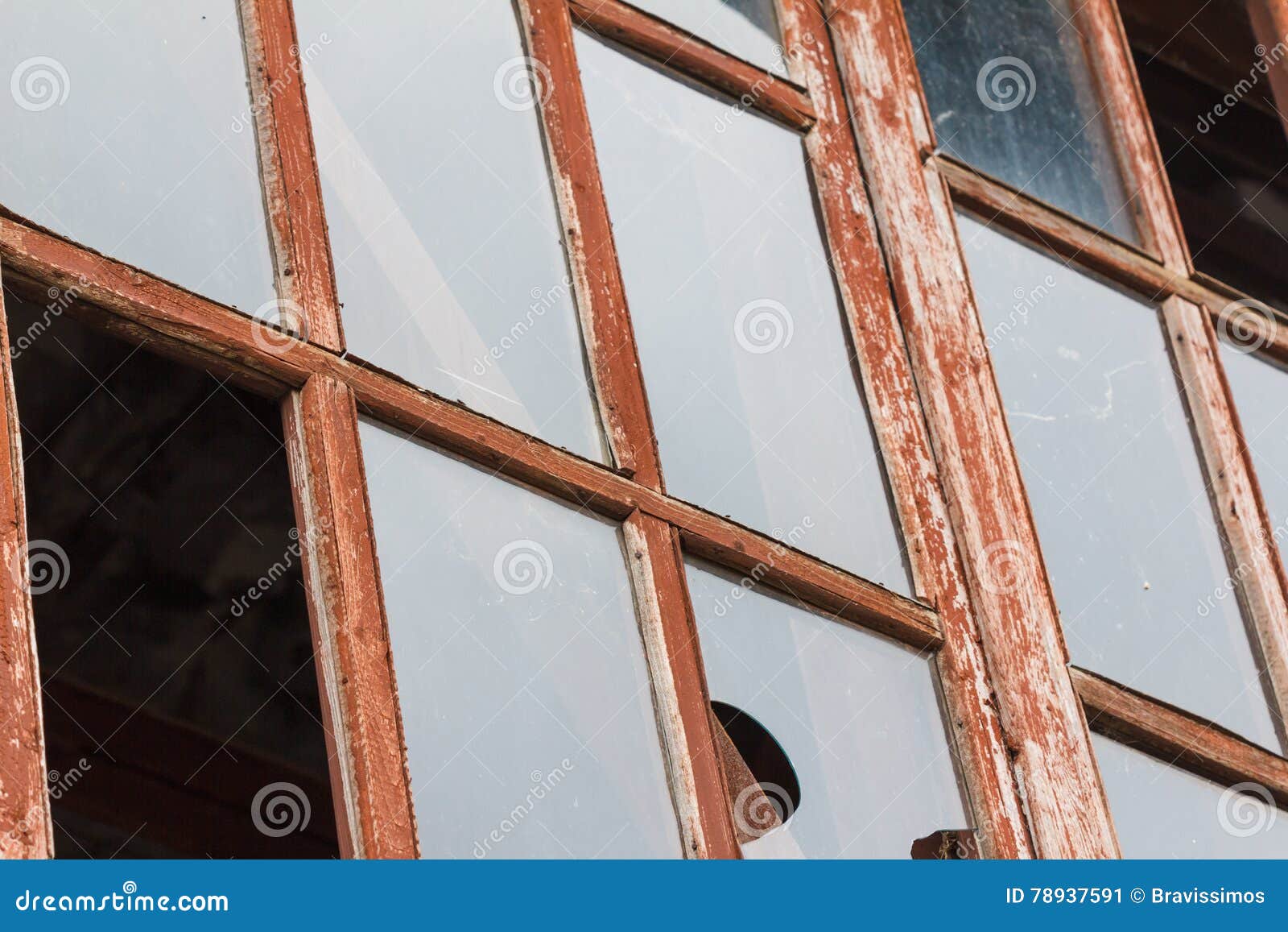 Broken glass window ruins stock image. Image of death - 78937591
