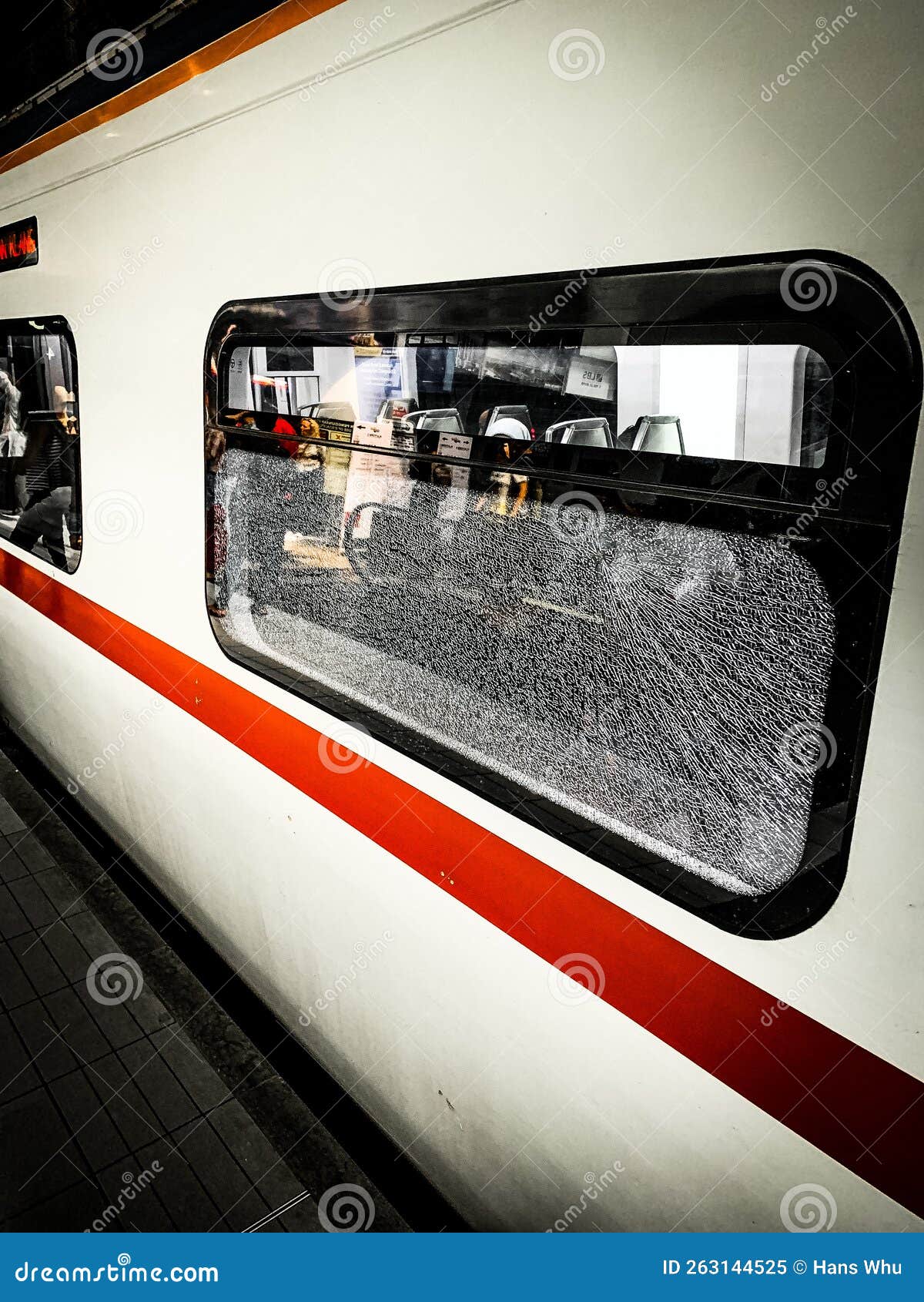 Broken glass on the stock image. Image of glass, train - 263144525