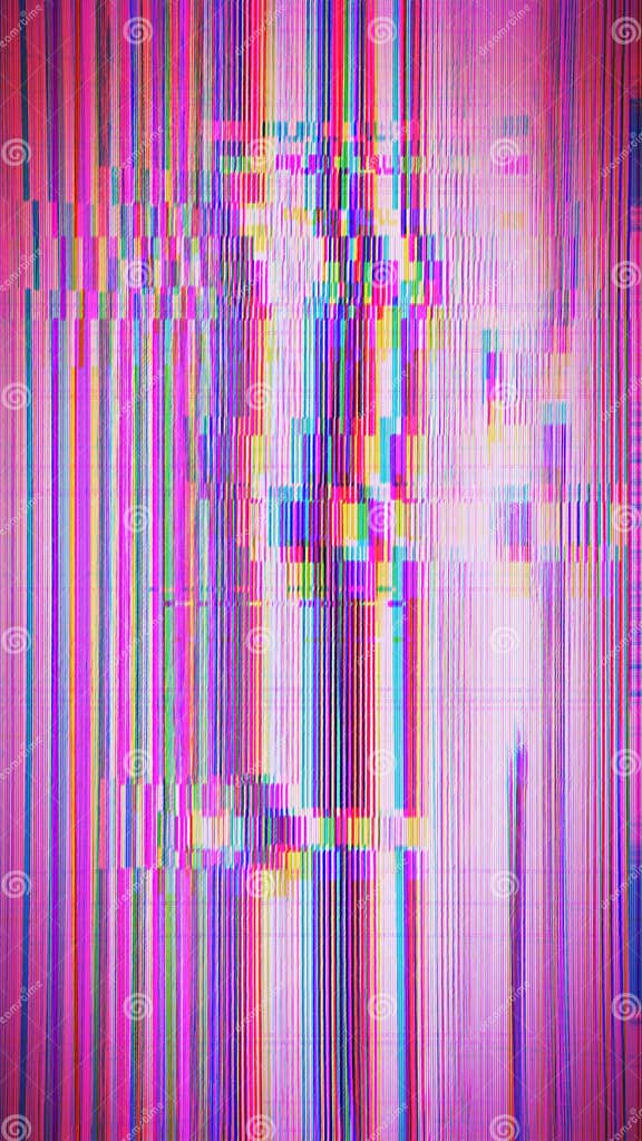 Broken glitch screen stock image. Image of frequency - 358735611