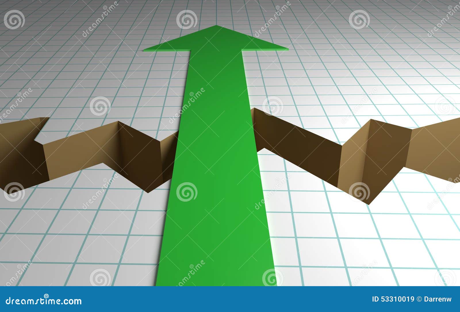 Broken Graph stock illustration. Illustration of direction - 53310019