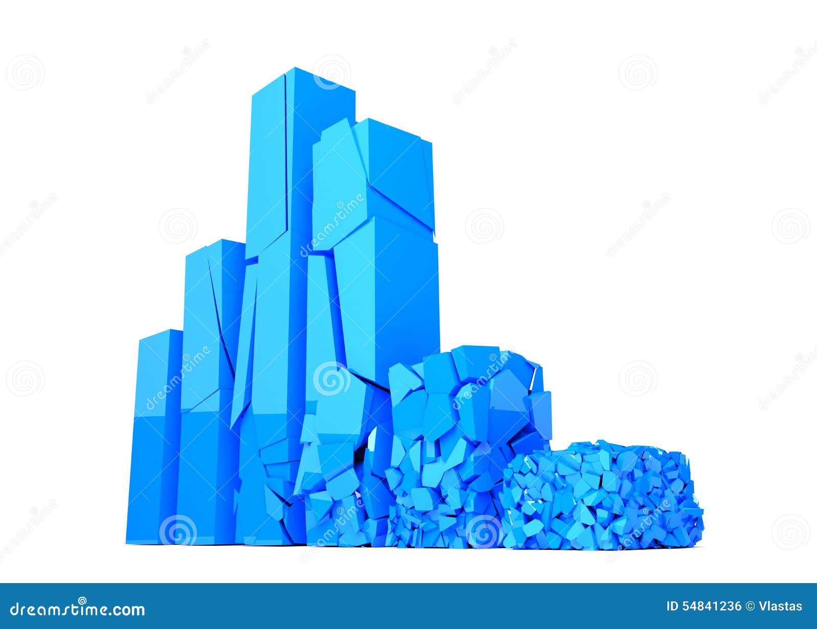 Broken Graph stock illustration. Illustration of arrow - 54841236