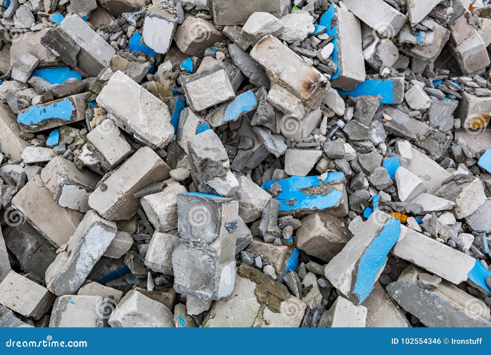 Broken gray bricks stock photo. Image of defect, background - 102554346