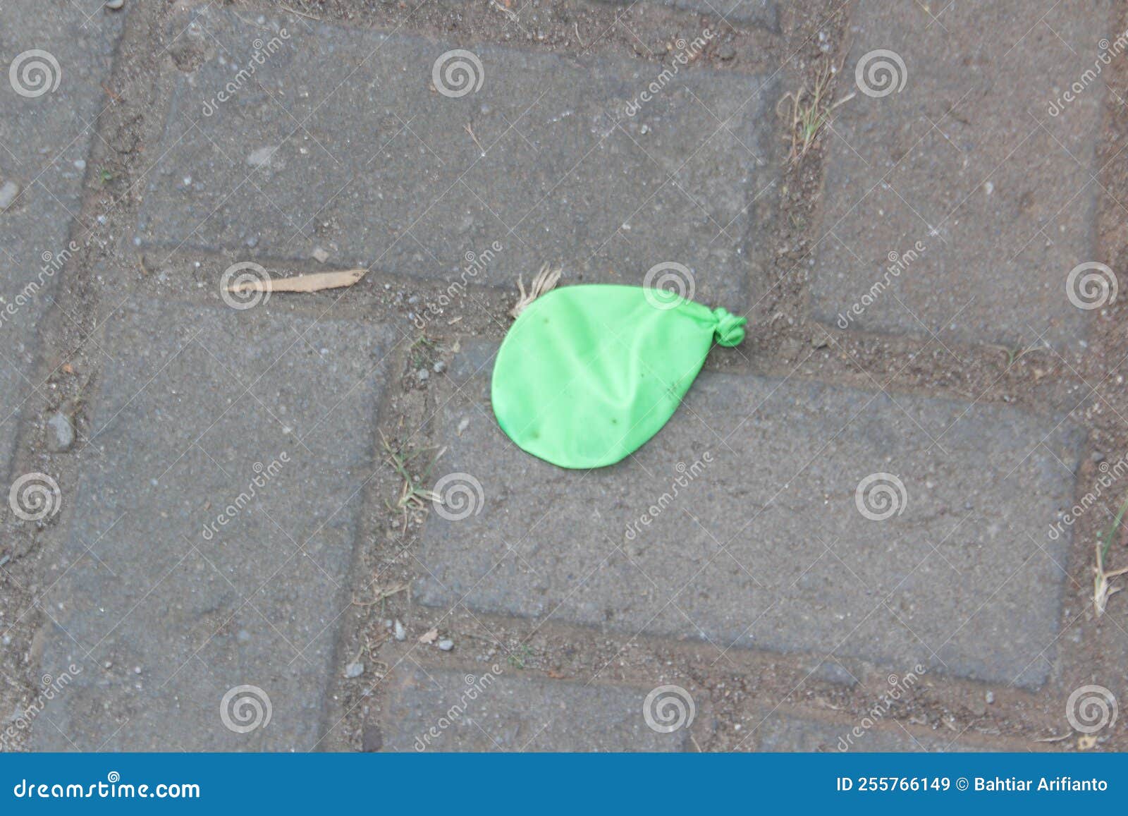 The Broken Green Balloon Toy Stock Image - Image of wing, blue: 255766149