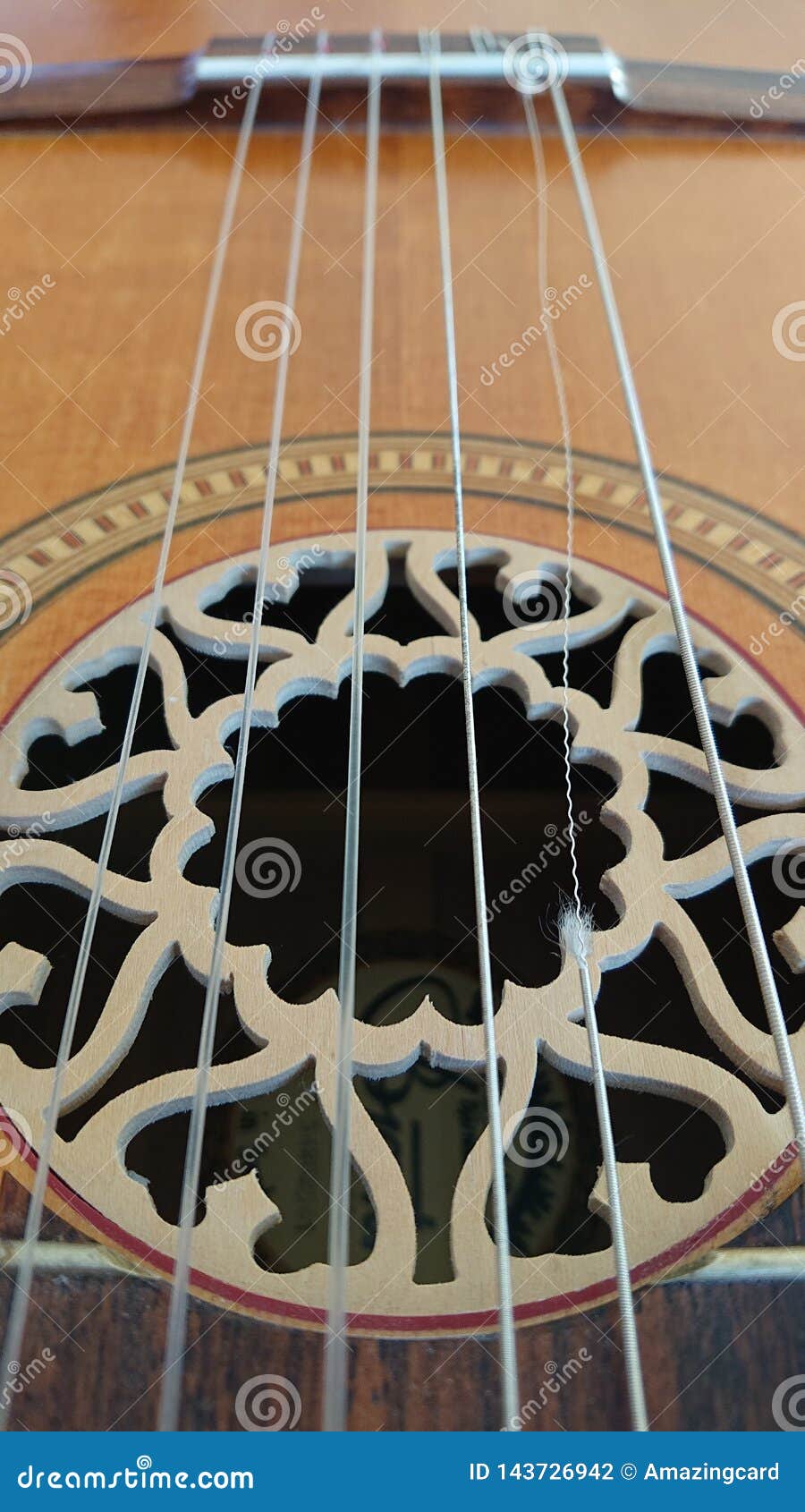 Broken guitar string stock photo. Image of play, music - 143726942