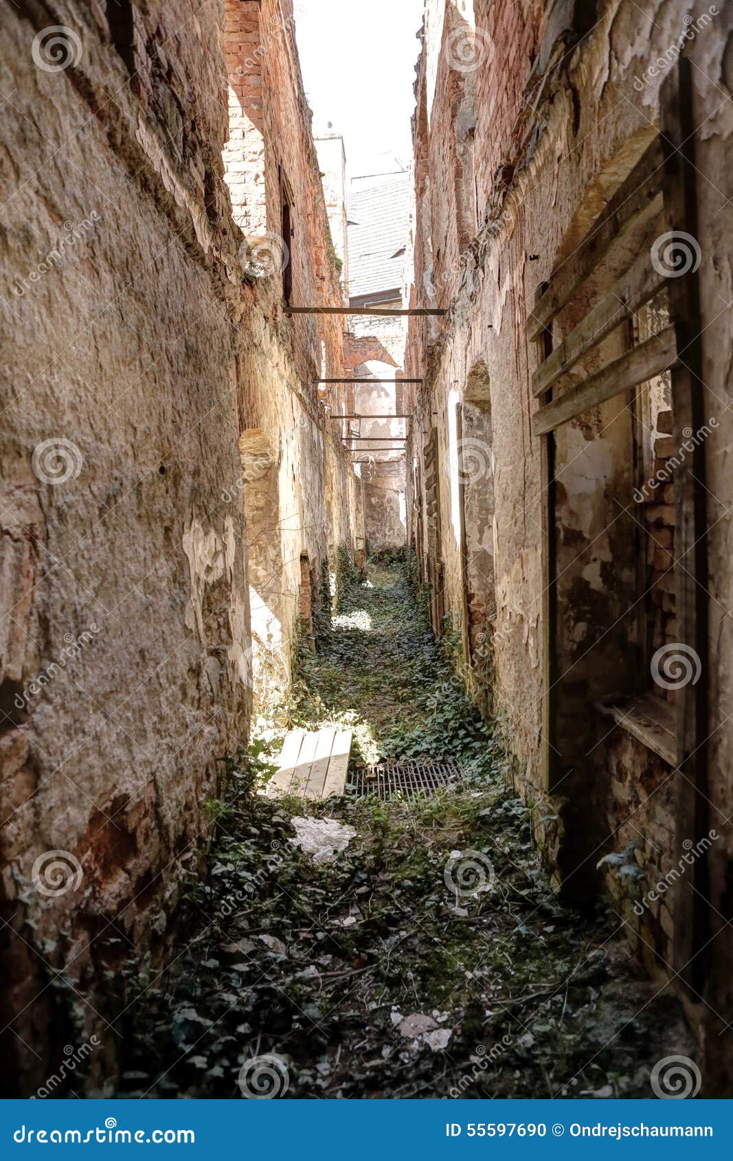 Broken hall stock photo. Image of architecture, large - 55597690