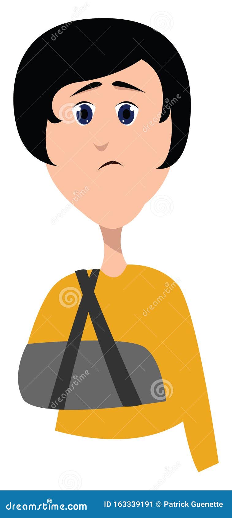 Broken Hand, Illustration, Vector Stock Illustration - Illustration of ...