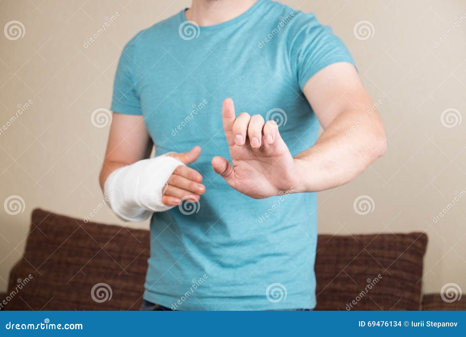 Broken hand sign stock photo. Image of bone, emergency - 69476134