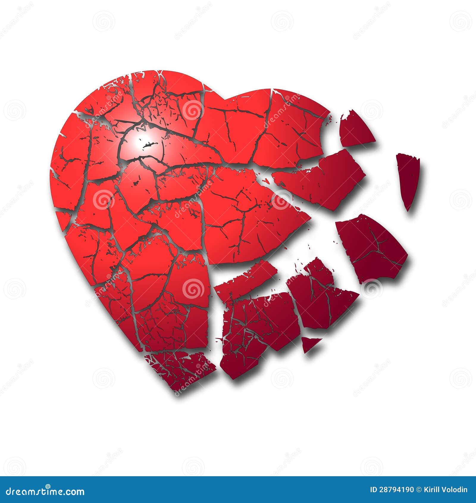 Broken Heart Stock Photo - Image: 28794190