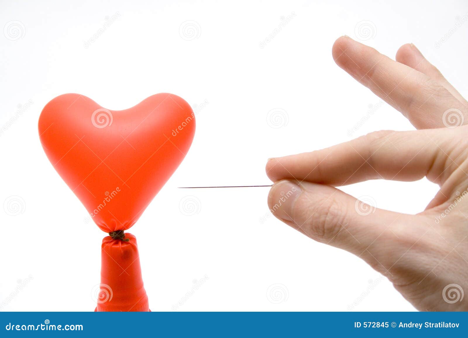 Broken heart stock image. Image of suffering, hand, puncture - 572845