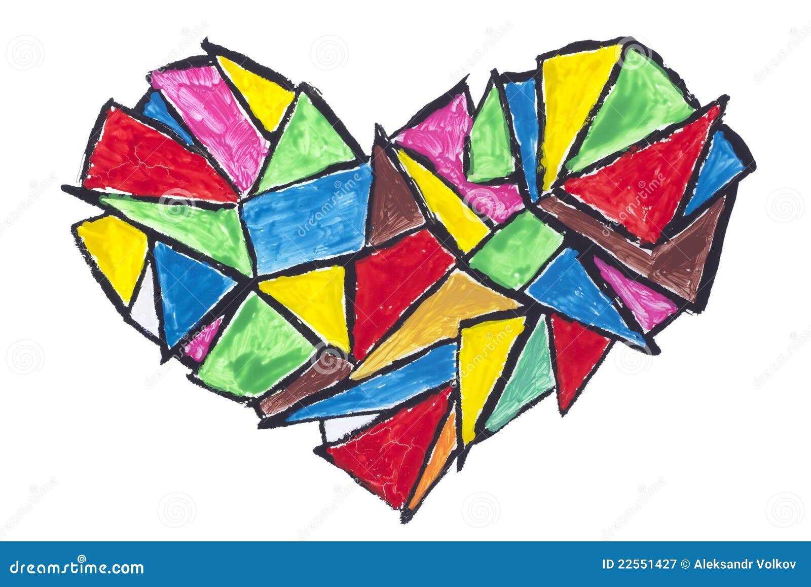 Broken Heart Abstract Concept Stock Illustration - Illustration of ...
