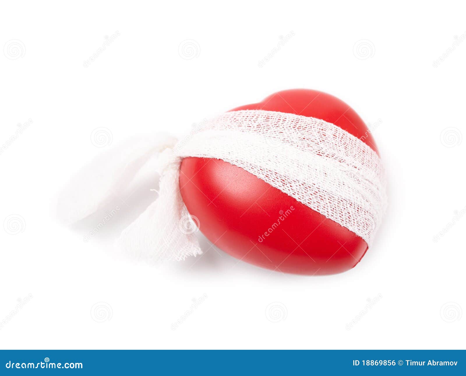 Broken heart with bandage stock photo. Image of plaster - 18869856