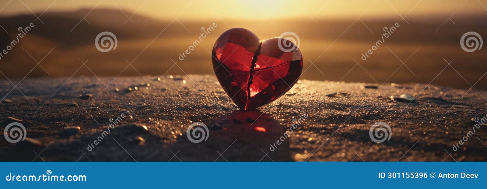 Broken Heart, the Concept of Divorce and Separation Stock Photo - Image ...
