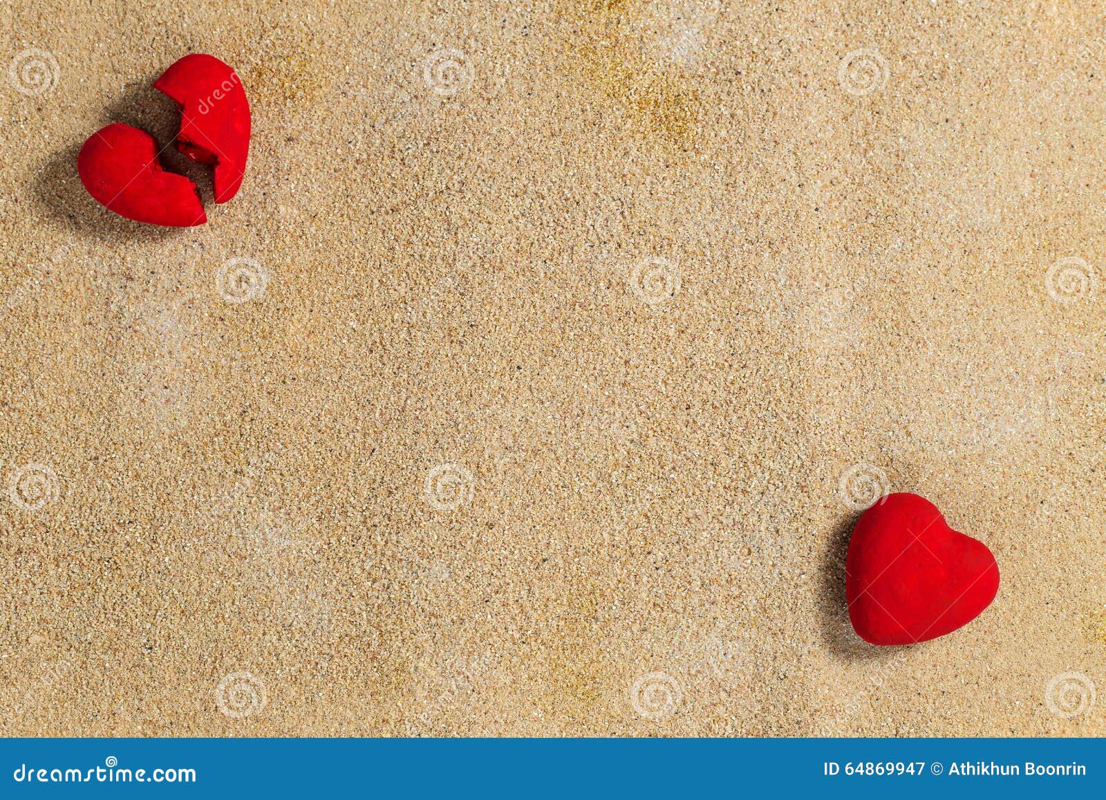 Broken Heart and Full Heart. Stock Image - Image of happiness, concept ...
