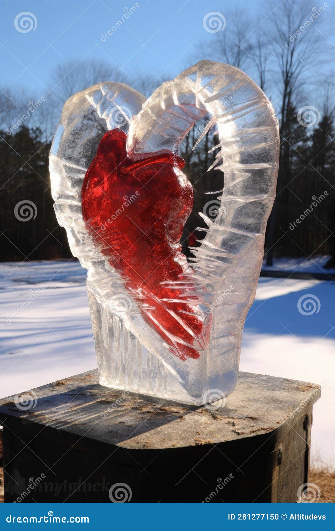 A Sculpture Melting Into Grotesque, Distorted Shapes, Ai Generated ...