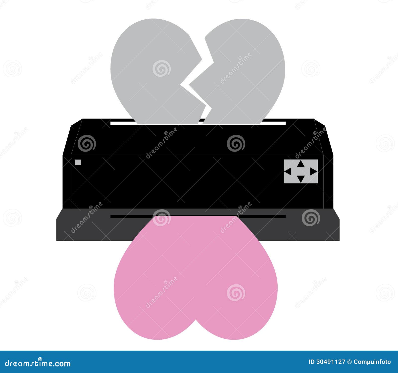 Printer Broken. Confused Business Worker Broke Copier, Office Copy ...