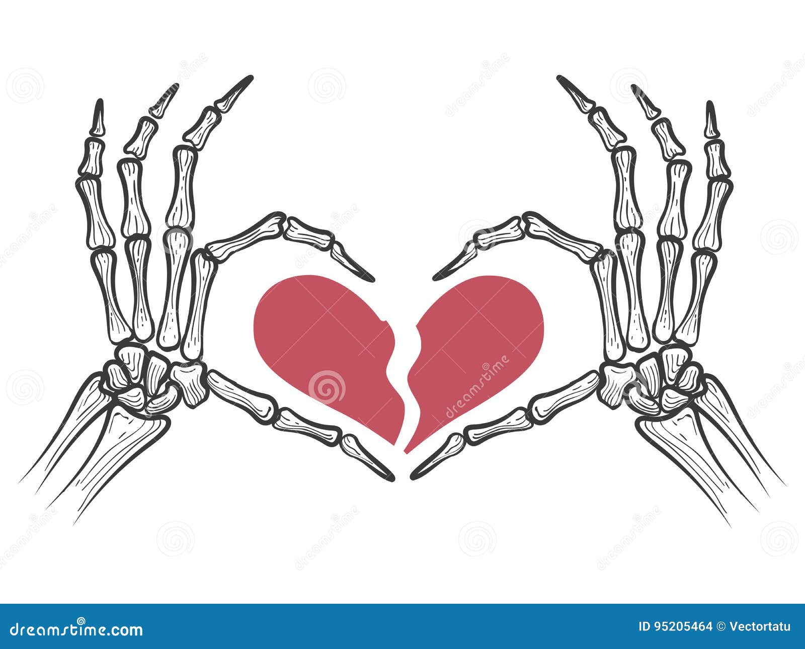 Broken Heart Skeleton Stock Illustrations – 116 Broken Heart Skeleton ...