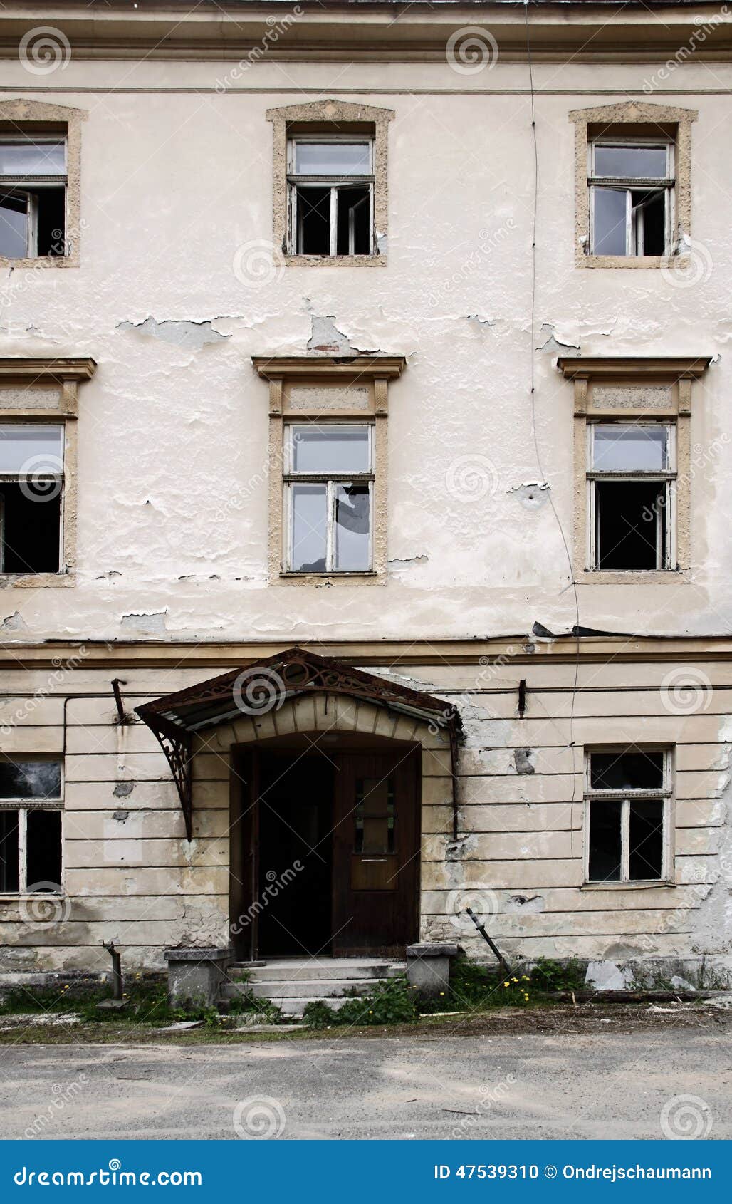 Broken hotel stock photo. Image of hospital, broken, patch - 47539310