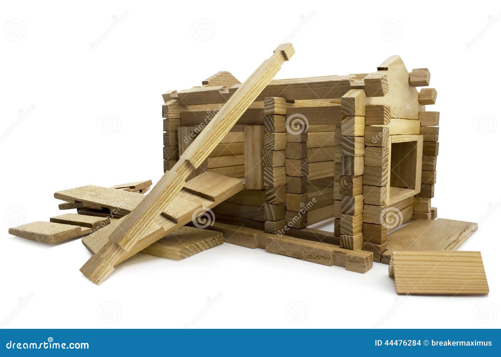 Broken House Puzzle Constructor Toy. Stock Photo - Image of damage ...