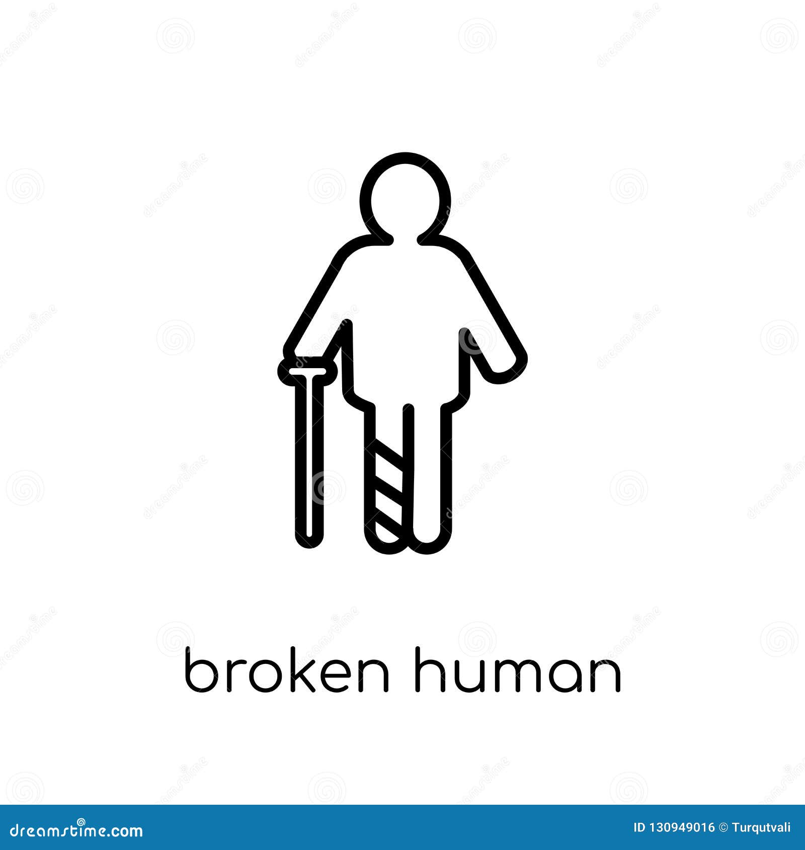 A Broken Human Brain Royalty-Free Illustration | CartoonDealer.com ...