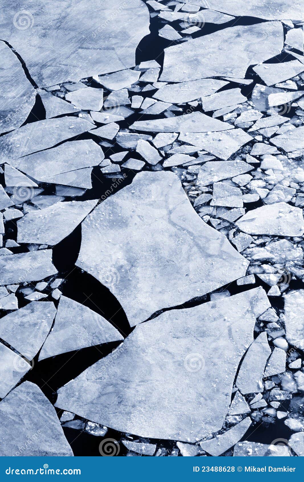 Broken ice stock photo. Image of breaking, sunlight, sharp - 23488628