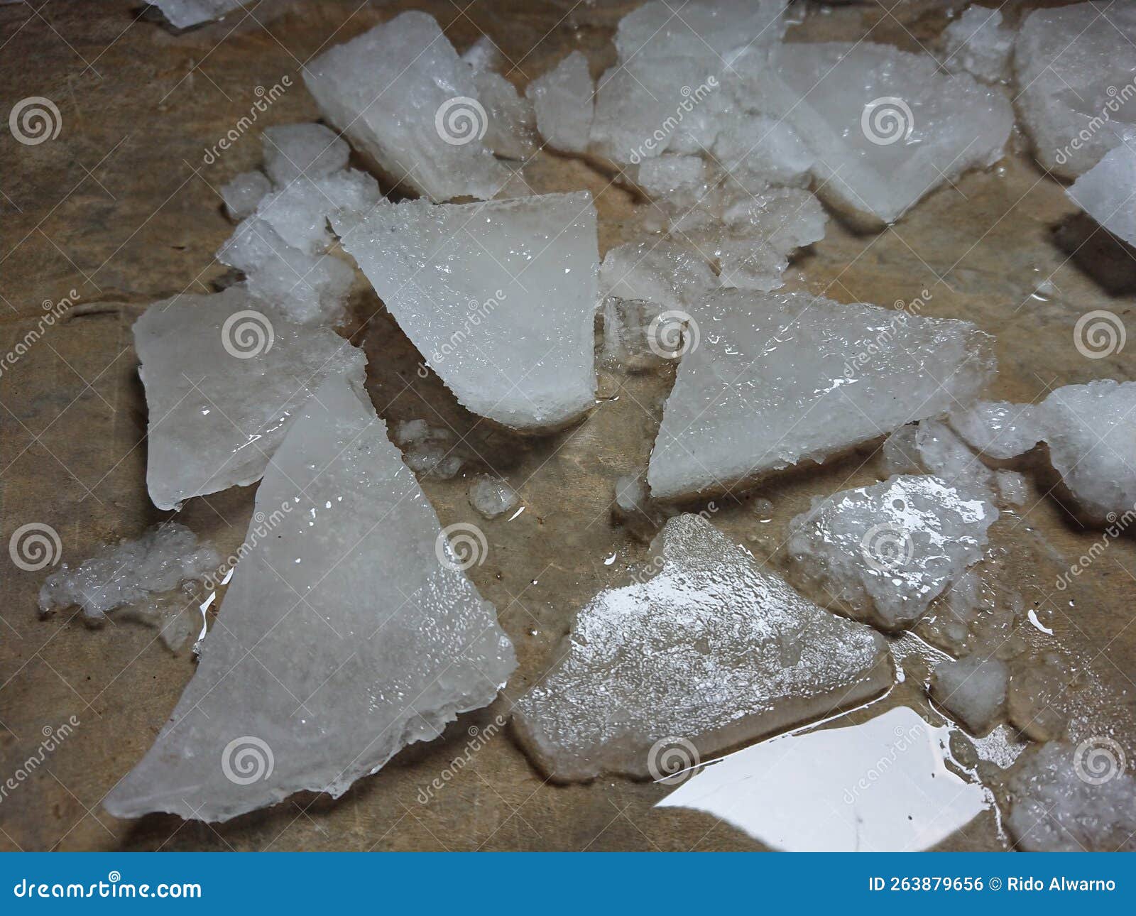 Broken ice on the floor stock photo. Image of rock, cuisine - 263879656