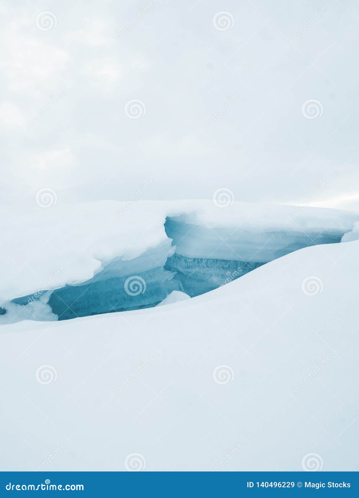 Broken ice on a lake stock image. Image of frozen, atsy - 140496229