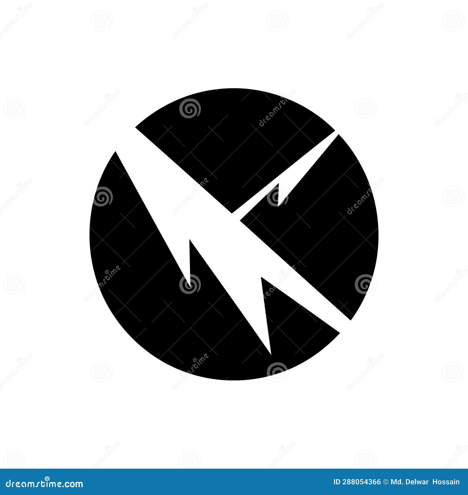 Broken icon stock vector. Illustration of drawing, damaged - 288054366