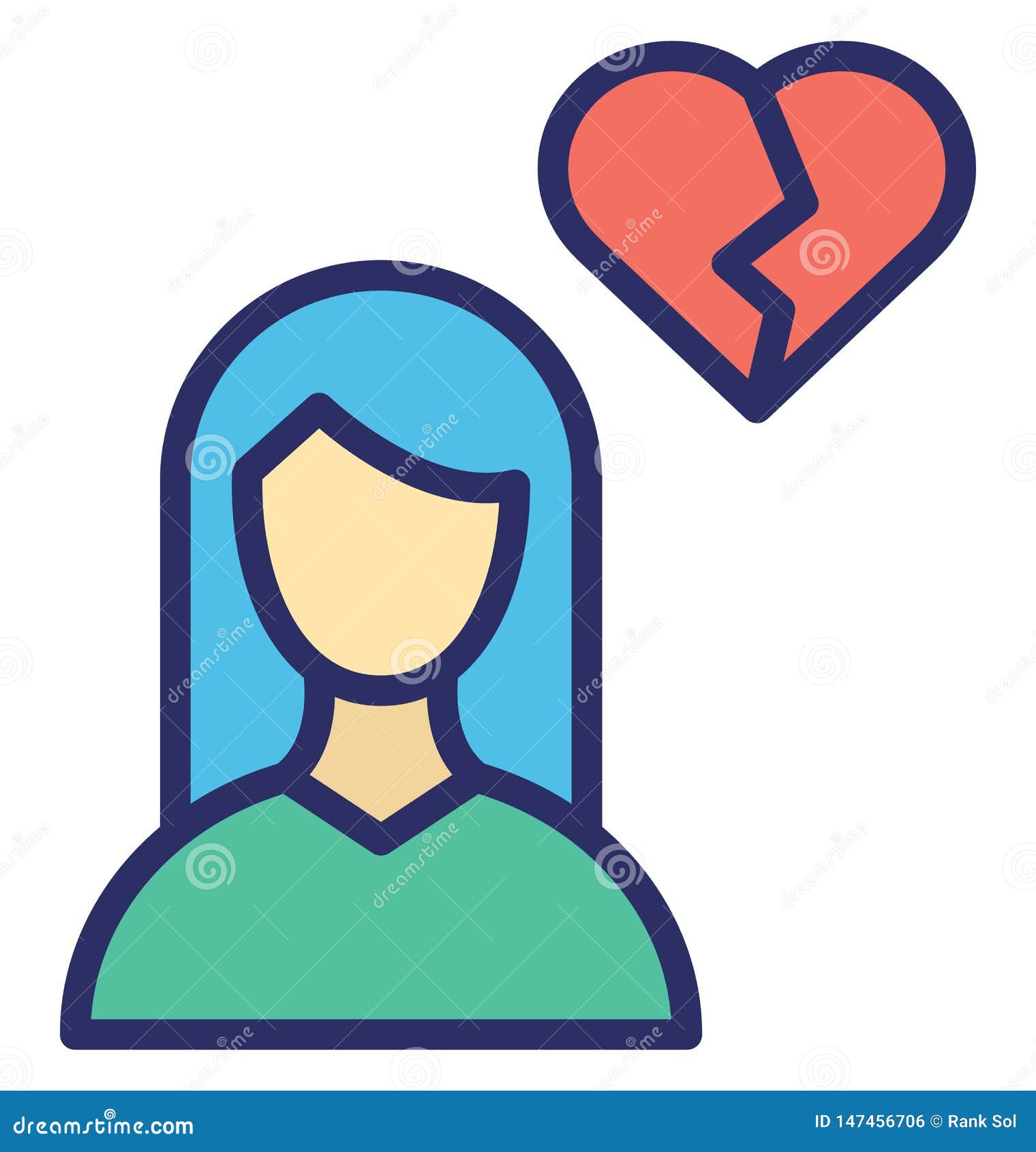 Broken Isolated Vector Icon that Can Be Easily Modified or Edit Stock ...