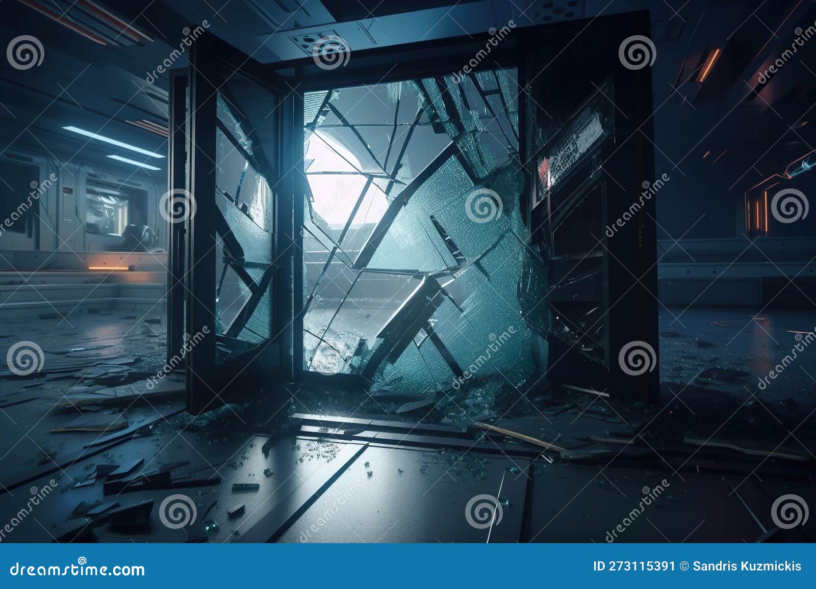 Broken Laboratory Beaker Sign. Test Tube Icon On Dark Background ...