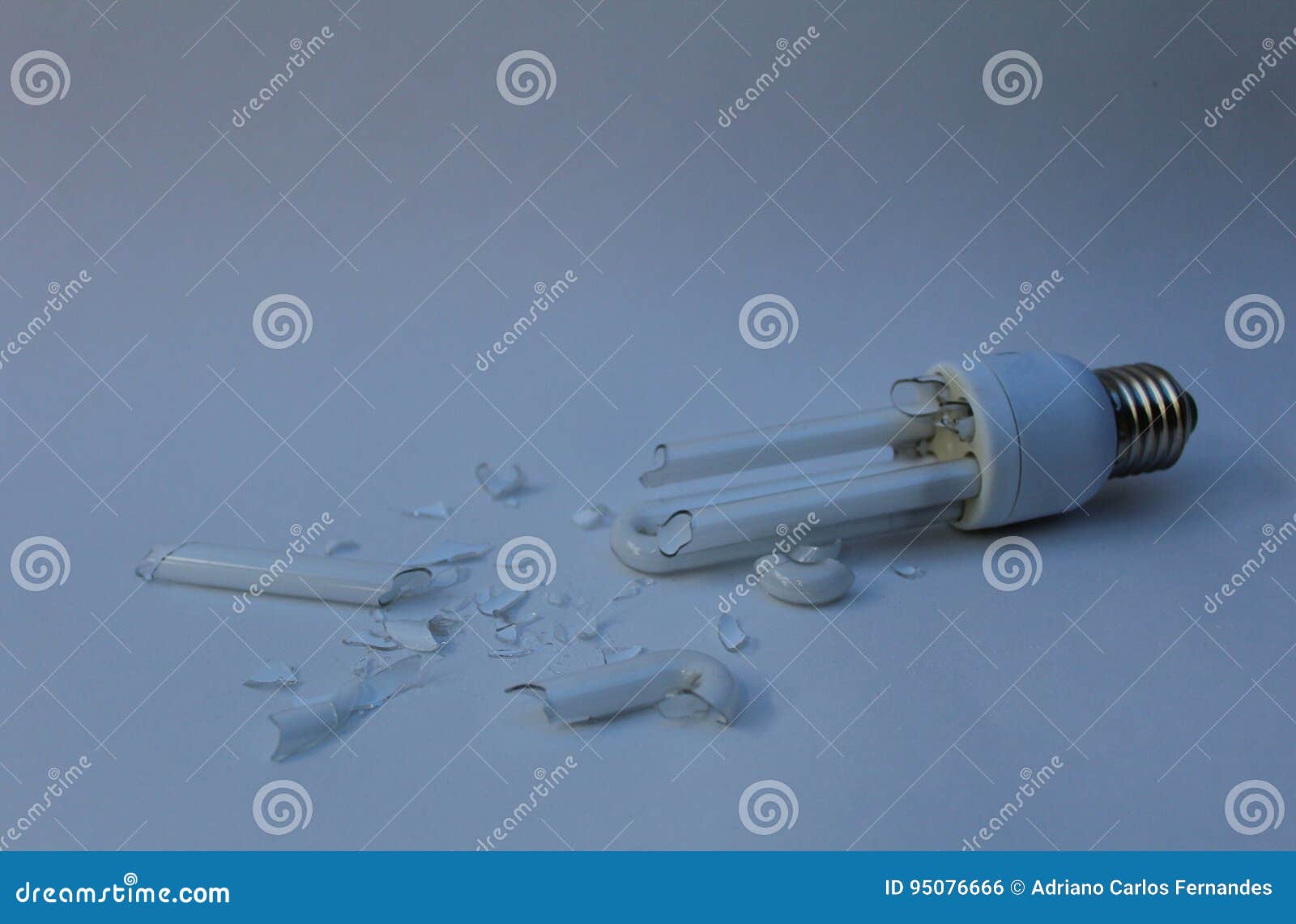 Broken lamp stock photo. Image of glass, white, burned - 95076666