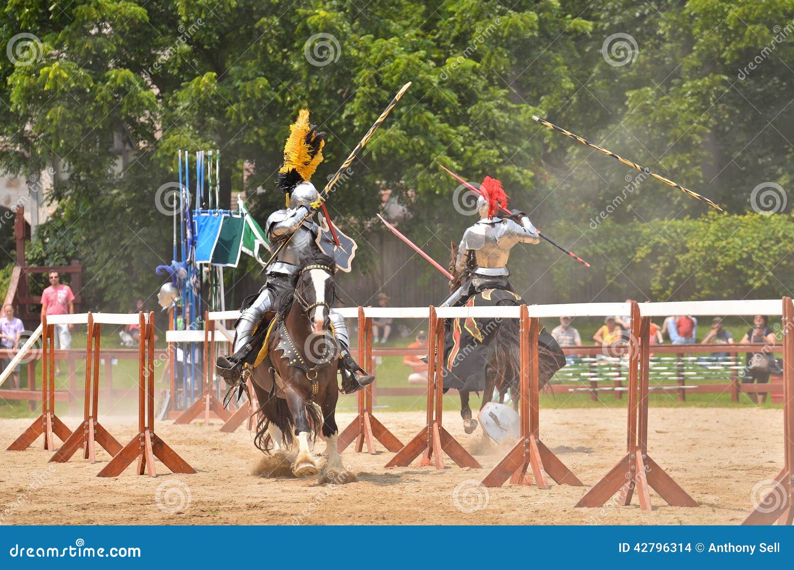 Broken Lances editorial stock image. Image of fair, helm - 42796314