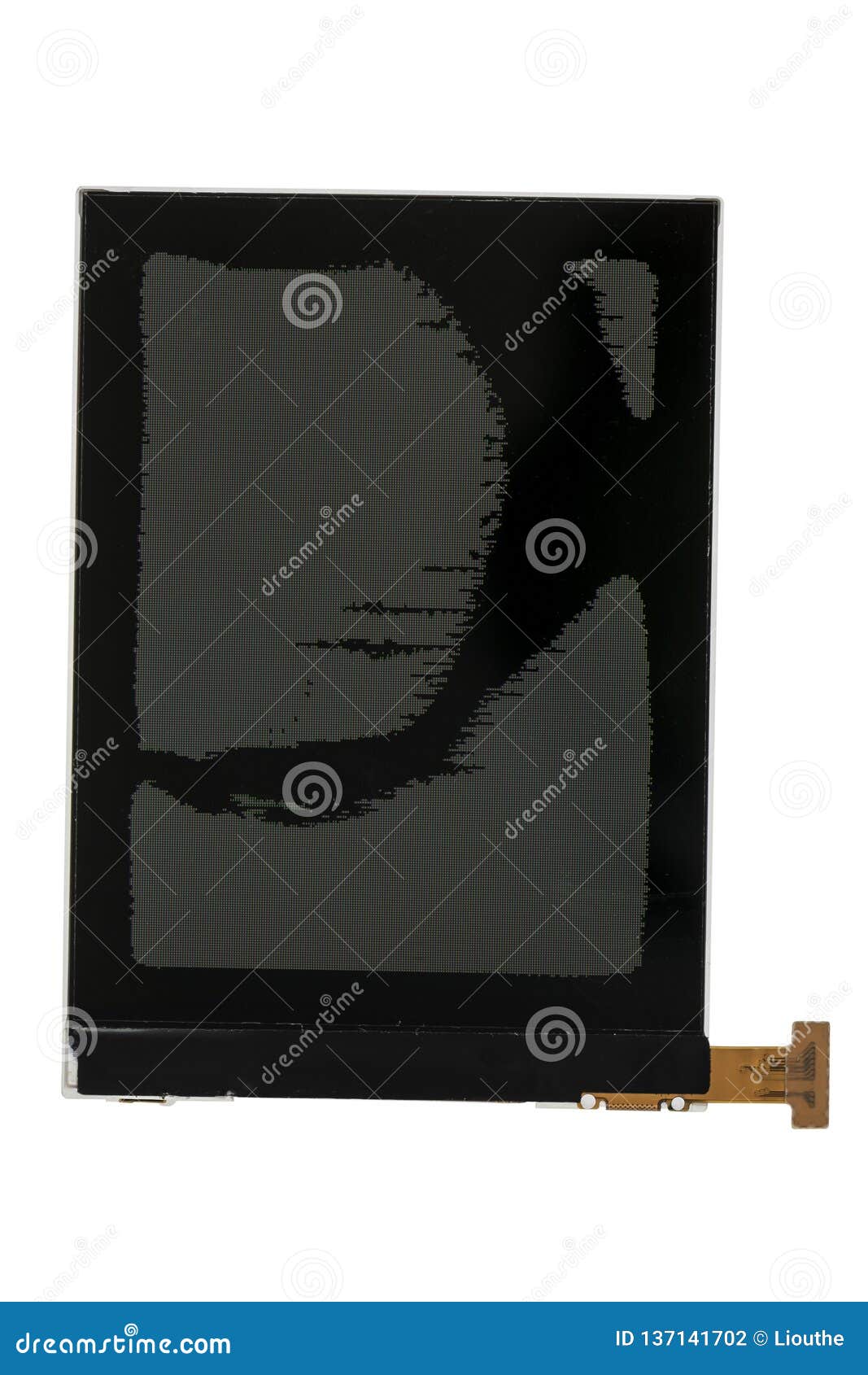 Broken LCD Screen stock photo. Image of smartphone, screen - 137141702