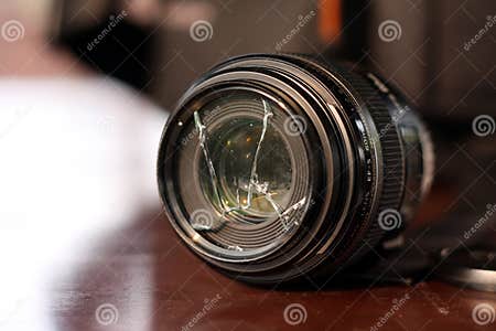 Broken Lens stock photo. Image of damage, instrument - 14446644