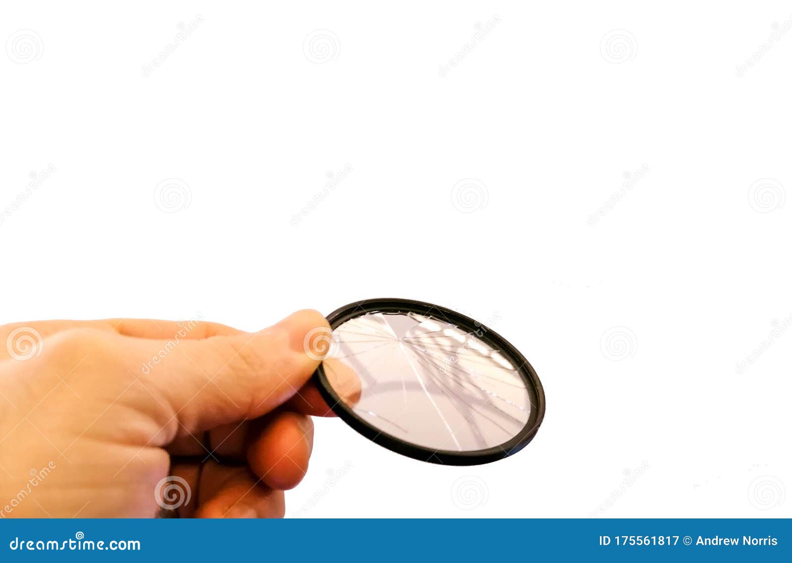 Broken Lens Filter stock image. Image of circle, text - 175561817