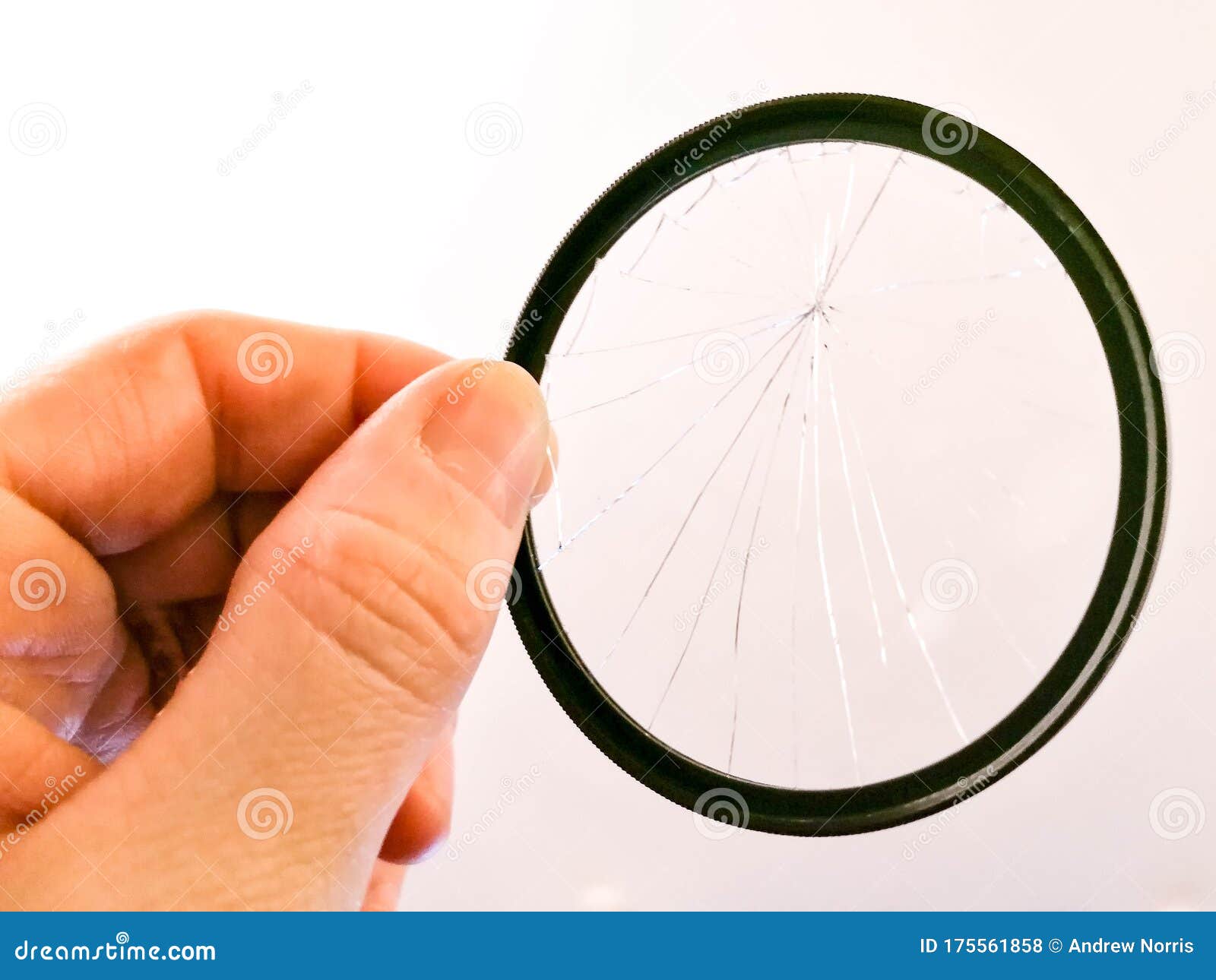 Broken Lens Filter stock photo. Image of copy, filter - 175561858