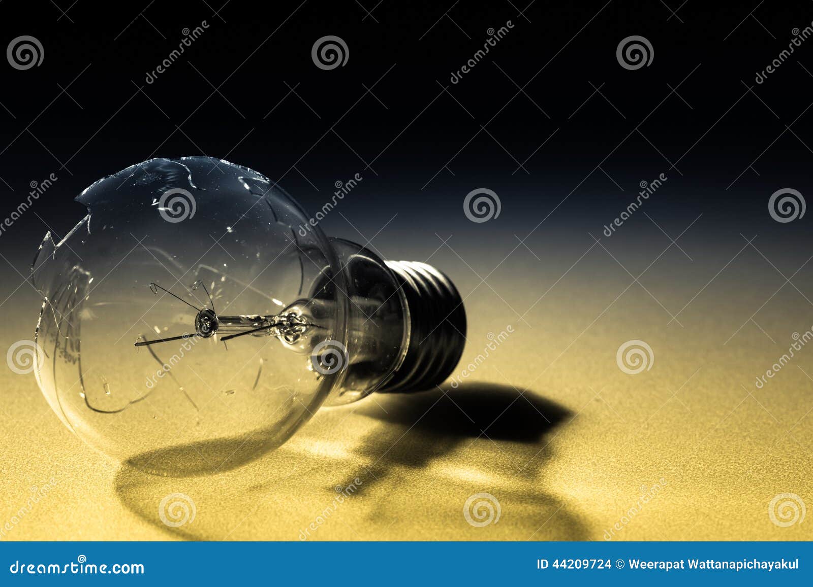 Broken light bulb stock photo. Image of creativity, fragility - 44209724