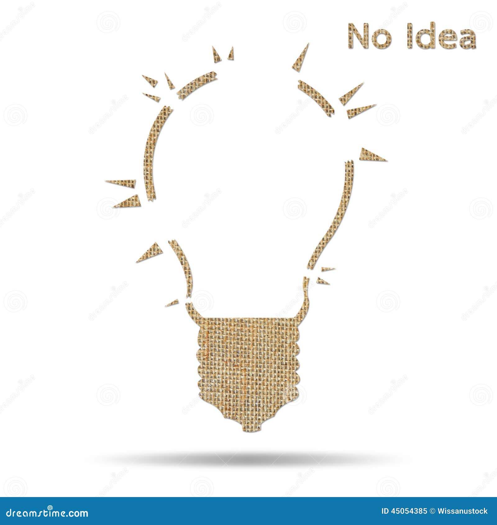 Broken light bulb stock illustration. Illustration of concept - 45054385