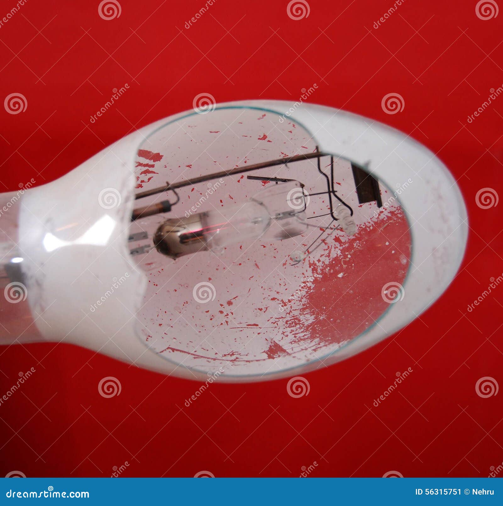 Broken light bulb stock image. Image of isolated, break - 56315751
