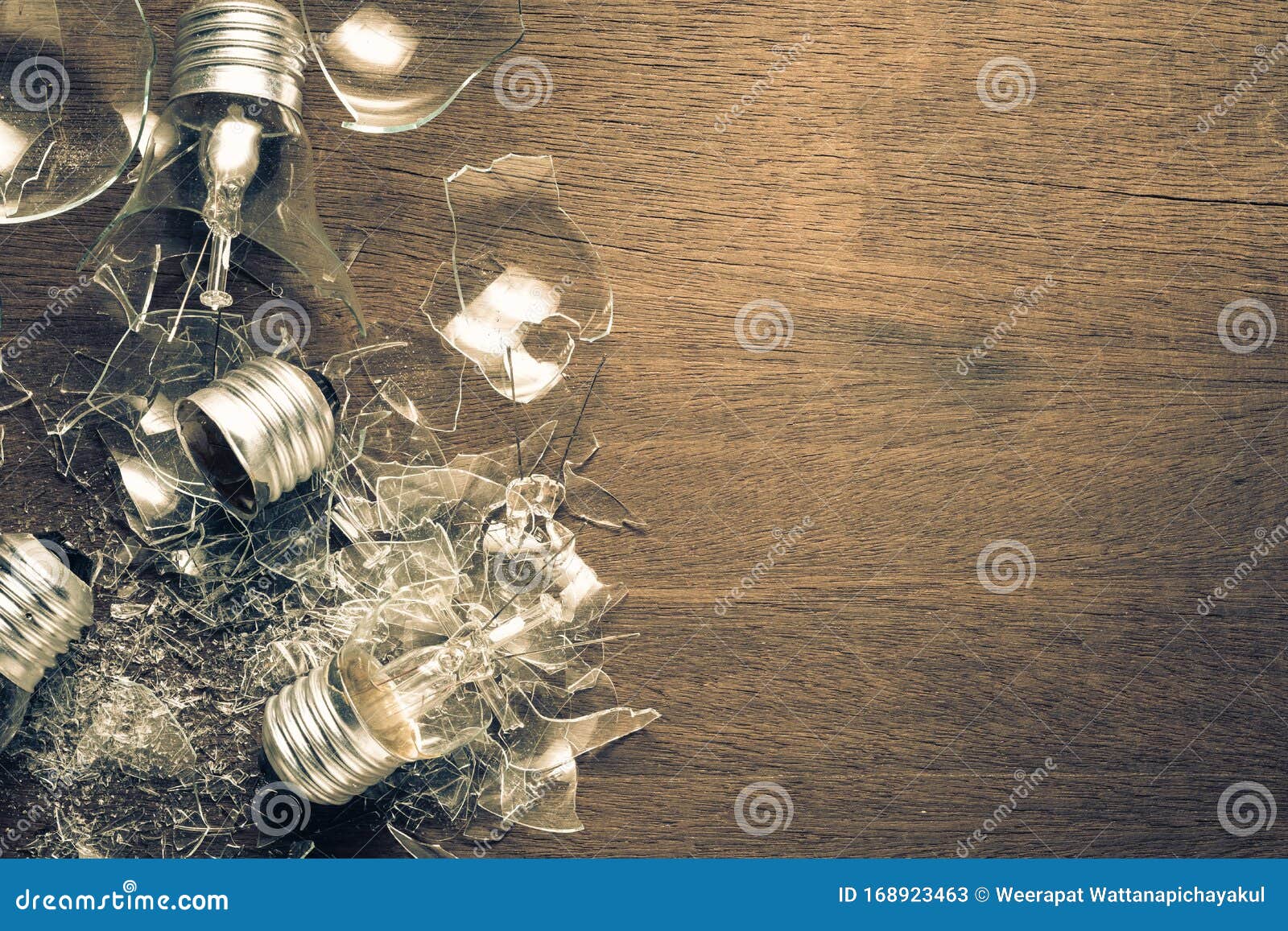 Broken Light Bulbs stock image. Image of fracture, lightbulb - 168923463