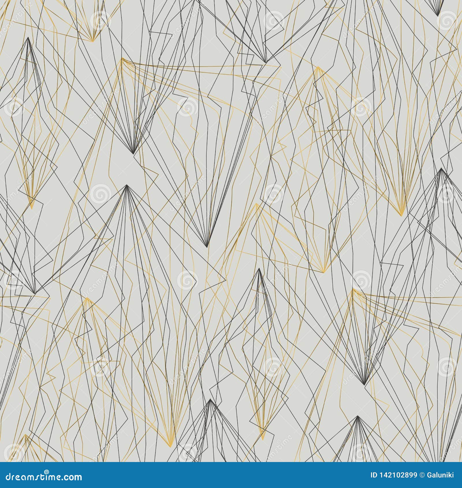 Broken Lines Vector Seamless Pattern Stock Vector - Illustration of ...