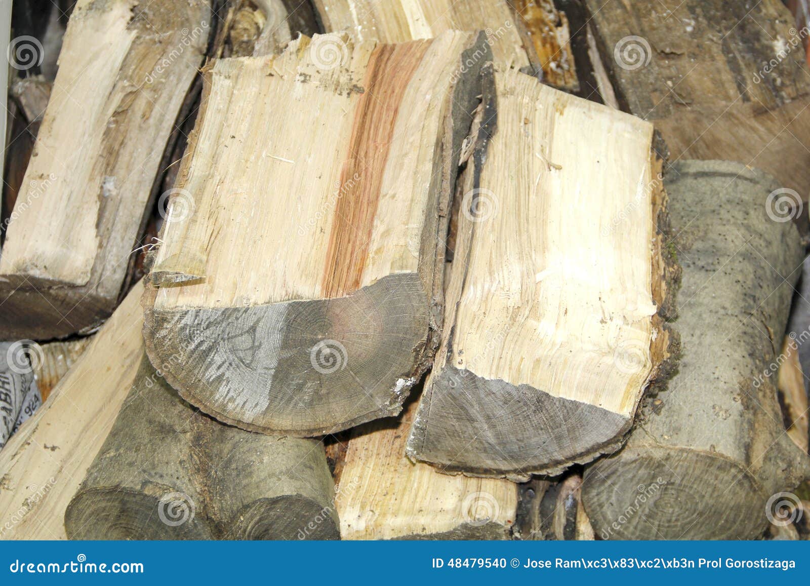 Broken Logs stock photo. Image of logs, firewood, winter - 48479540