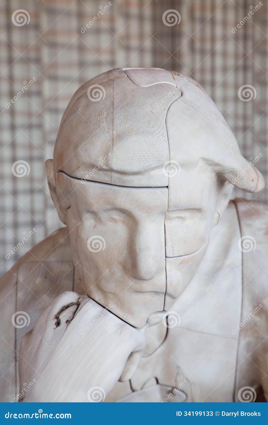 Broken Man stock image. Image of sculpture, stone, statues - 34199133
