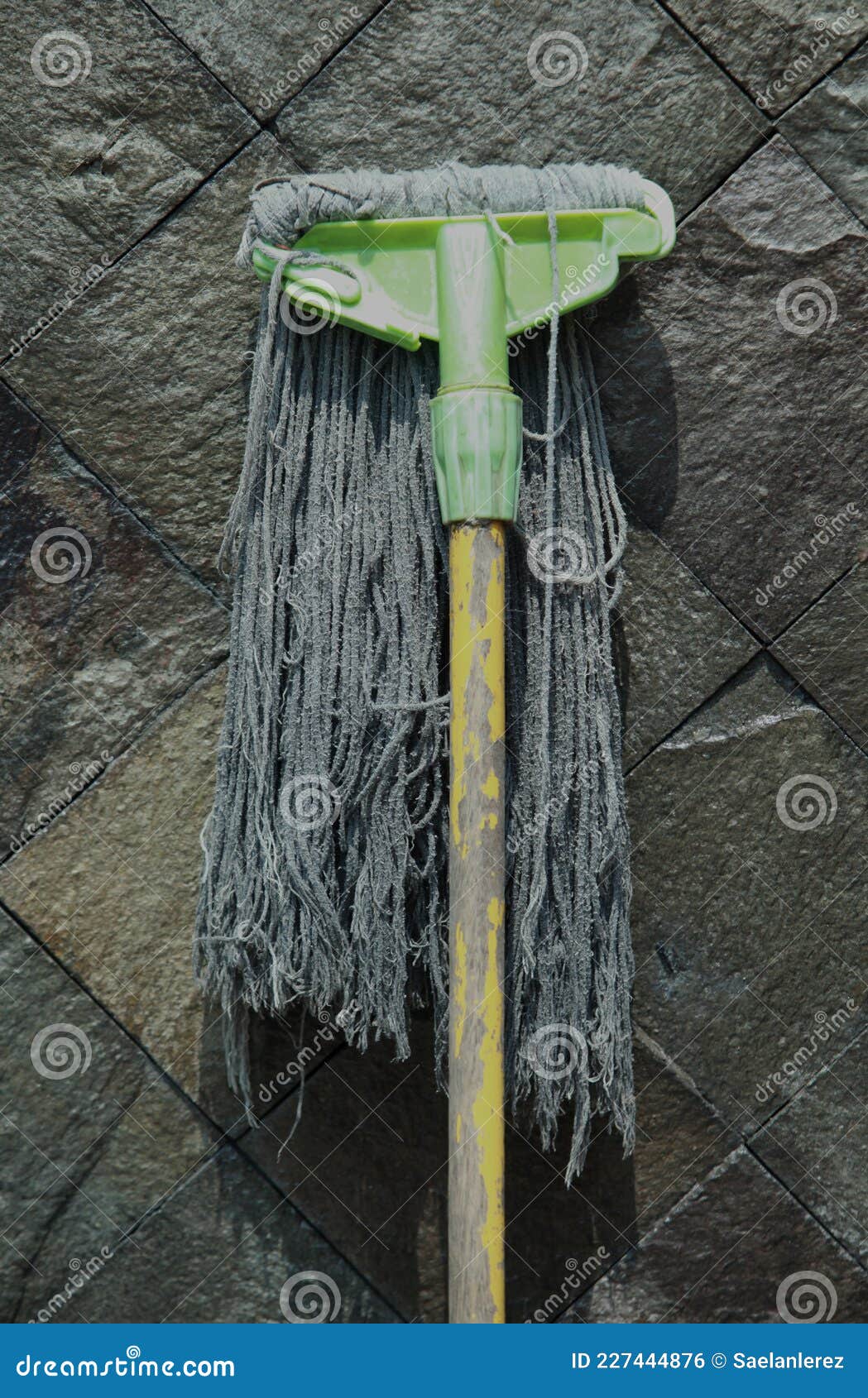 A broken manual mop stock photo. Image of wash, service - 227444876